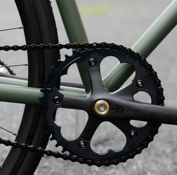 Blue Lug Brass Crank Bolt Caps – Wilde Bicycle Co.